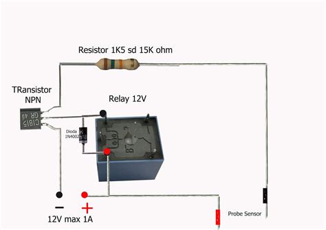 Untuk Pemula For Beginer Sensor Pompa Air Skema Otomatis Pompa Air