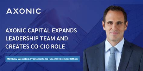 Axonic Capital Appoints Matthew Weinstein To Newly Created Co Cio Role Axonic Capital