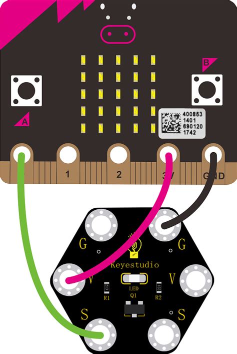 KS Keyestudio Micro Bit Honeycomb Digital LED Module Black And Eco Friendly Keyestudio Wiki