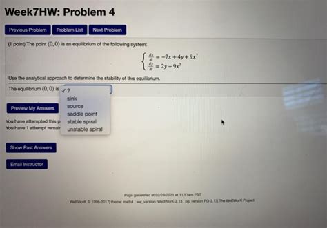 solved week7hw problem 4 previous problem probler list next
