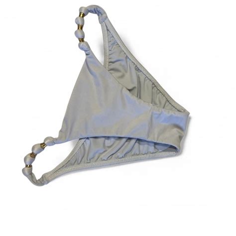 White And Gold Bikini Bottoms Xxs Xs Beachwear Depop