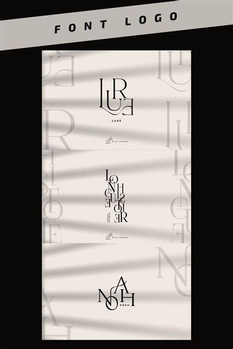 Custom Elegant And Luxury Typography Design