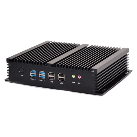 Fanless Industrial Mini Pc Win Xp 7 10 Intel Core I5 4200u 2955u Dual Lan 6 Rs232 Desktop Mini