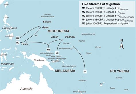 Polynesian Migration Map