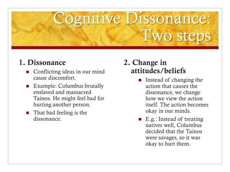 Ppt Cognitive Dissonance And Pseudospeciation Perceptions Of