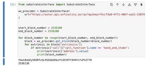 Query DApp Staking Extrinsics And Participating Addresses With Python Welcome To Astar