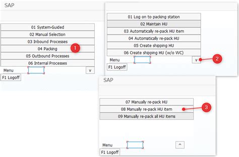Repacking Nested Hu Through Rf Menu In Sap Ewm Sap Community