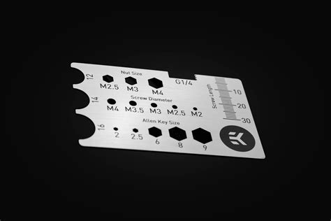 Ek Loop Stainless Steel Gauge Card Ek Webshop
