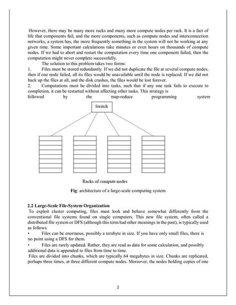 Unit 2 Hadoop Frameworkpdf Computer Networking Computing