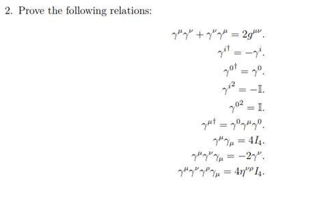 Solved Prove The Following Chegg Com