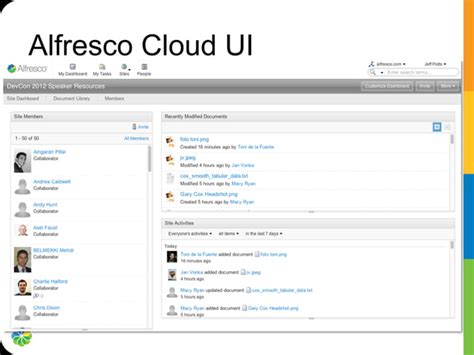 Tech Talk Live On New Alfresco Api PPT
