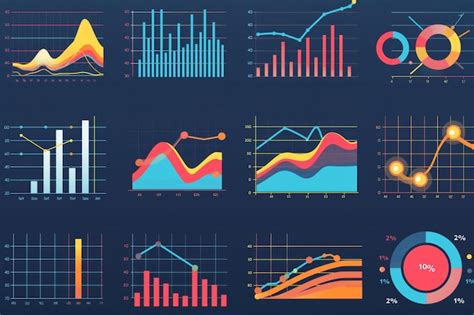 Premium Photo Comprehensive Data Success Visualization Set With