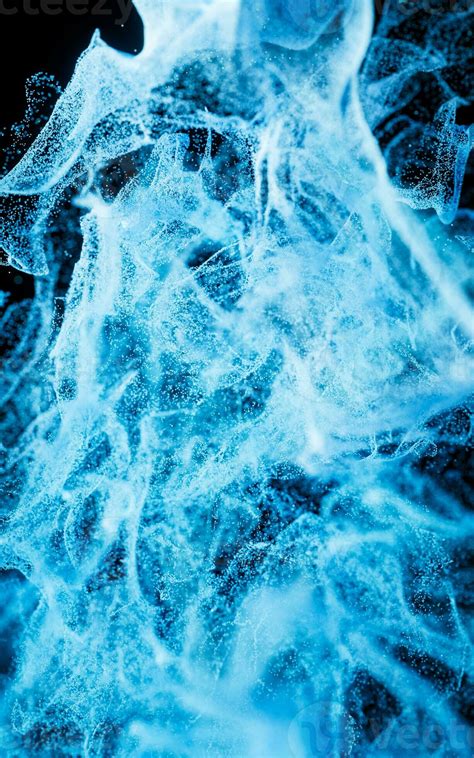 Abstract Wave Particles Diffuse Powder 3d Rendering 27771375 Stock