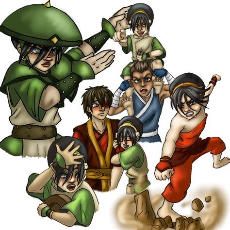 Avatar The Last Airbender Toph And Sokka