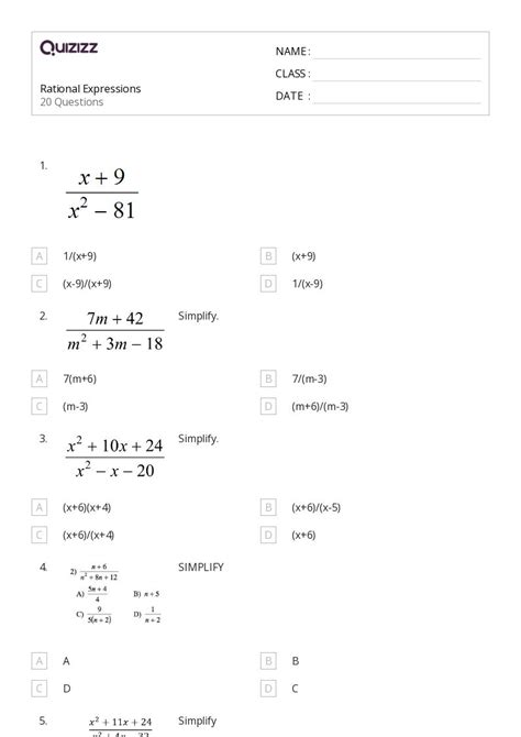 50 Expressions Worksheets For 8th Grade On Quizizz Free And Printable