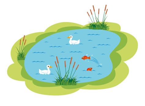 Download Ai Generated Park Pond Royalty Free Stock Illustration