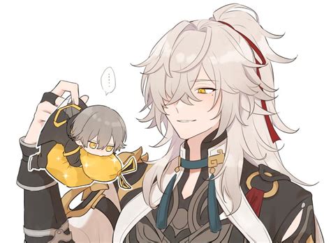 Trailblazer Caelus And Jing Yuan Honkai And 1 More Drawn By Siro