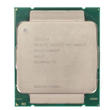 Intel Xeon Processor E5-2609 V3 15M Cache, 1.90 GHz, 85w, FCLGA2011-3 ...