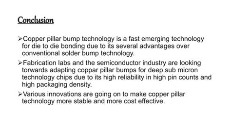 Thermal Copper Pillar Bumppptx