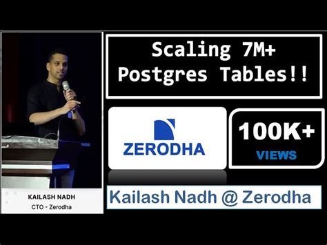 Scaling 7 Million Postgres Tables A Deep Dive Into Zerodhas Innovative Reporting System