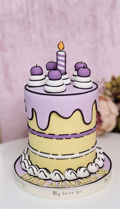 30 Lavender And Yellow Cake Have A Birthday Party Coming Up A Birthday