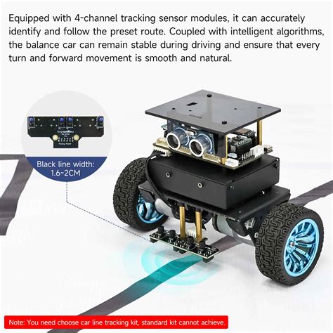 Stm32 Self Balancing Robot Car Kit Support App Control Load 4kg