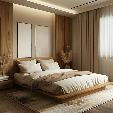 Japandi Bed Frame Combining Durability With Design Aesthetics Quiet