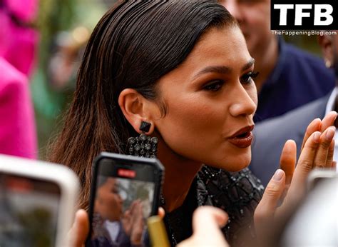Zendaya Looks Stunning While Pictured Arriving At The Valentino Paris Fashion Week Show