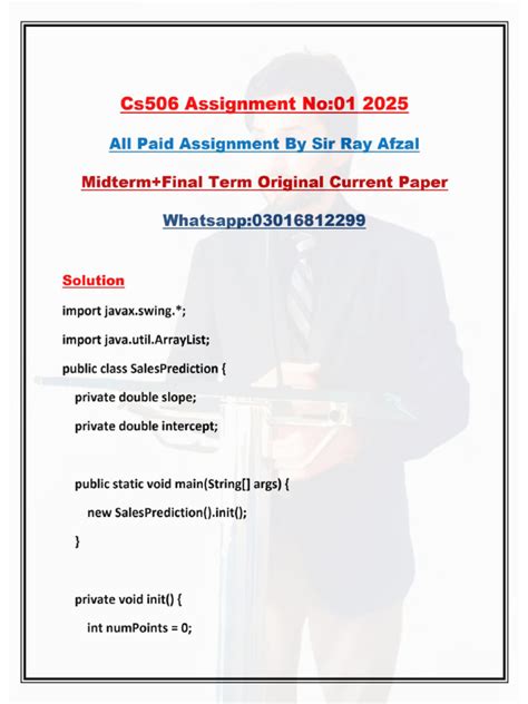 Cs506 Assignment No-01 2025 By Sir Ray Afzal- | PDF