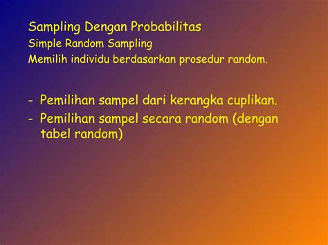 Research Methodology Sampling Ppt