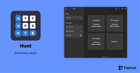 Menginstal Hunt Di Linux Flathub