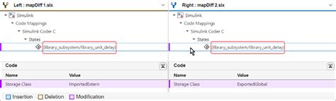 compare code mappings of simulink models matlab and simulink