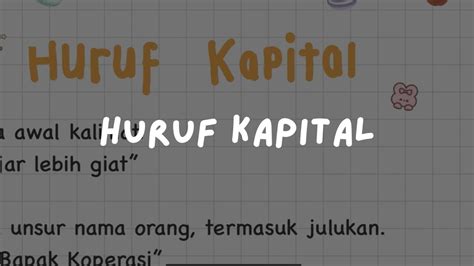 🦿 Langkah 02: Huruf Kapital | Fundamental Bahasa Indonesia Alternatifa - YouTube