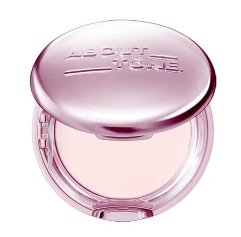 Phấn Phủ Nén Có Nhũ Kiềm Dầu About Tone Glow Powder Pact 8g Hồng