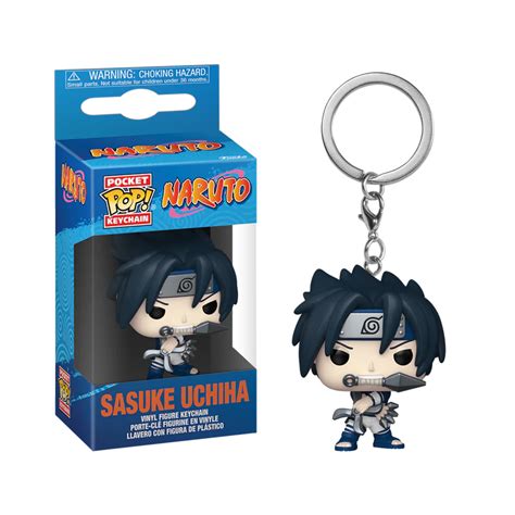 Funko Pop Chaveiro Keychain Animation Naruto Sasuke Uchiha Moça Do Pop Funko Pop é Aqui