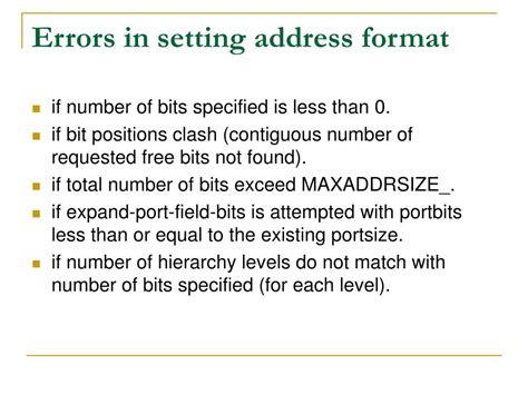 PPT Chapter The Addressing Structure In NS PowerPoint Presentation ID