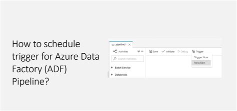 How To Schedule Trigger For Azure Data Factory Adf Pipeline Daily