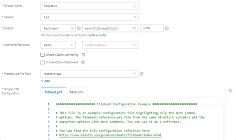 Install A Shipper Elasticsearch Alibaba Cloud Documentation Center