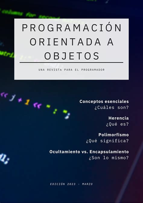 Programación Orientada A Objetos By Jorge Ramirez Issuu