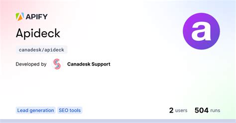 Apideck Api In Python · Apify