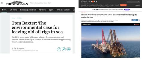 Tom Baxter On Linkedin Offshore Oil And Gas Uk Rigs To Reefs Today I Noticed An Article… 29