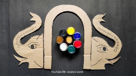 Easy Ganpati Decoration Idea Eco Friendly Ganpati Decoration Eco