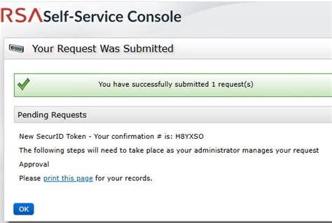 Rsa How User Can Request For A Soft Token Service Desk Knowledge Center