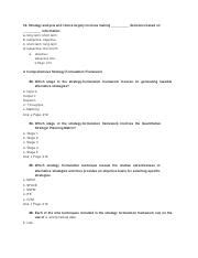 CHP Test Bank Pdf 52 Strategy Analysis And Choice Largely Involves Making Decisions Based On