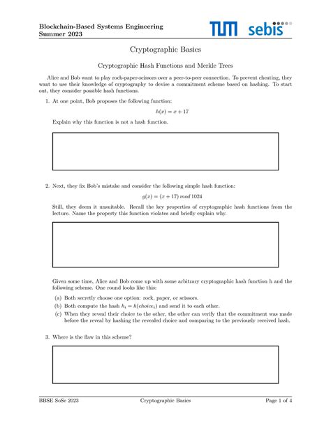Exercise Cryptographic Basics Blockchain Based Systems Engineering