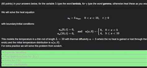 solved 60 points in your answers below for the variable λ