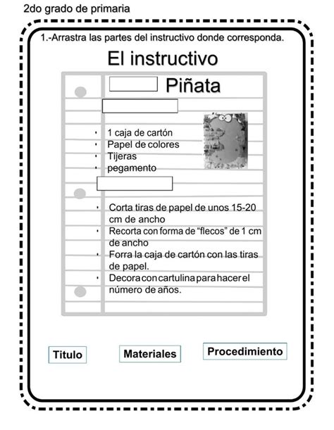 instructivo de manualidades