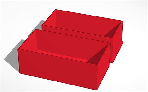 3d Design 3x6cm Box With Lid Tinkercad