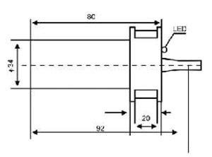 LM34 Non Flush Sensing Distance 17mm Inductive Proximity Switch CHYESIC