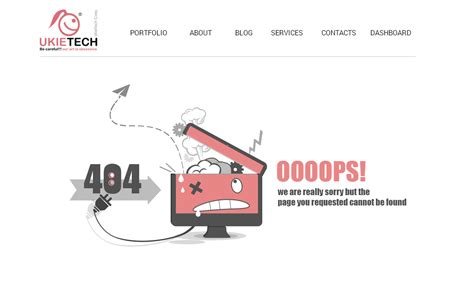 6 Tips On How To Design A Catchy 404 Page — Ukietech